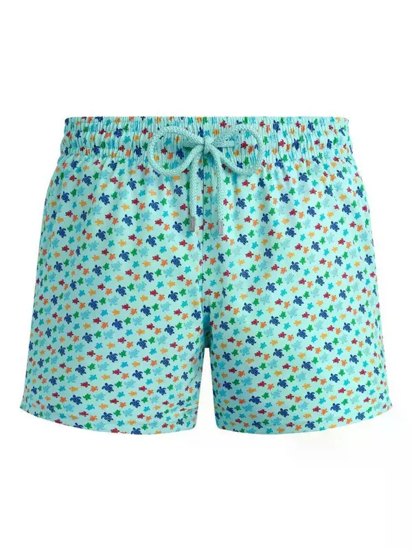 Vilebrequin Micro Ronde Des Tortues Rainbow Swim Shorts - Blue