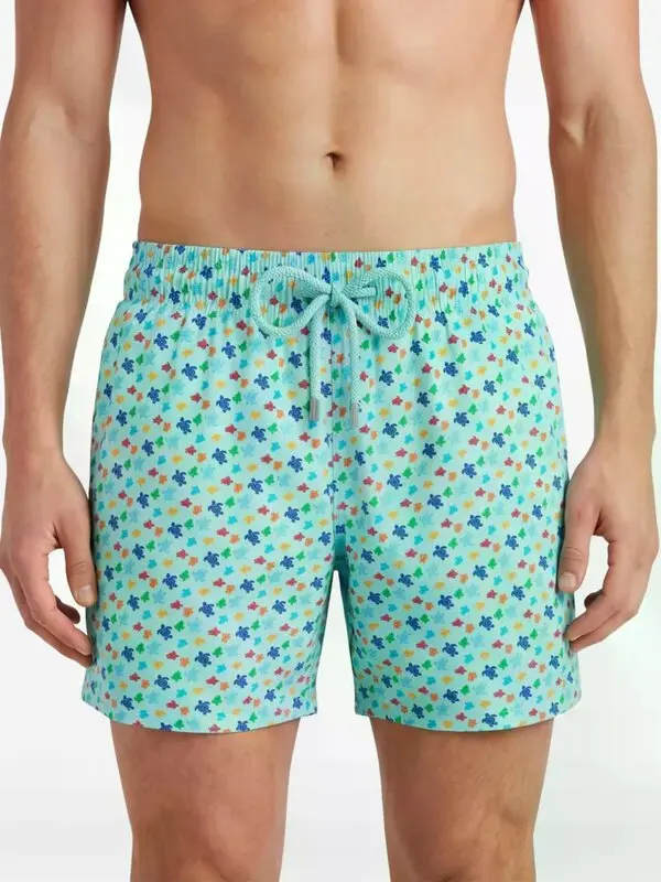 Vilebrequin Micro Ronde Des Tortues Rainbow Swim Shorts - Blue