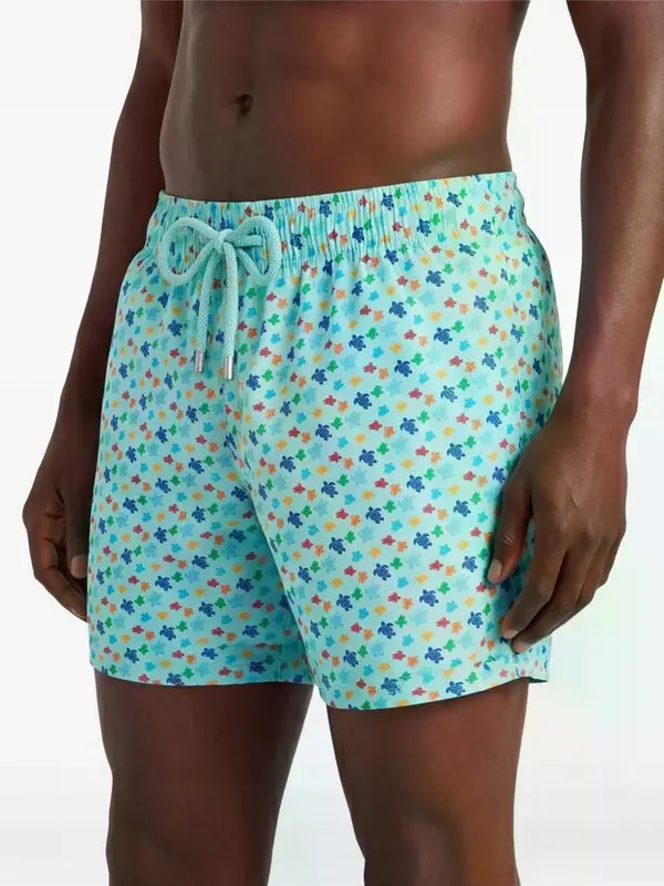 Vilebrequin Micro Ronde Des Tortues Rainbow Swim Shorts - Blue