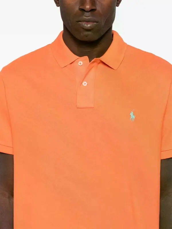 Polo Ralph Lauren Polo Pony-embroidered Polo Shirt - Orange
