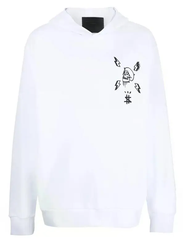 Philipp Plein Graphic-print Cotton Hoodie