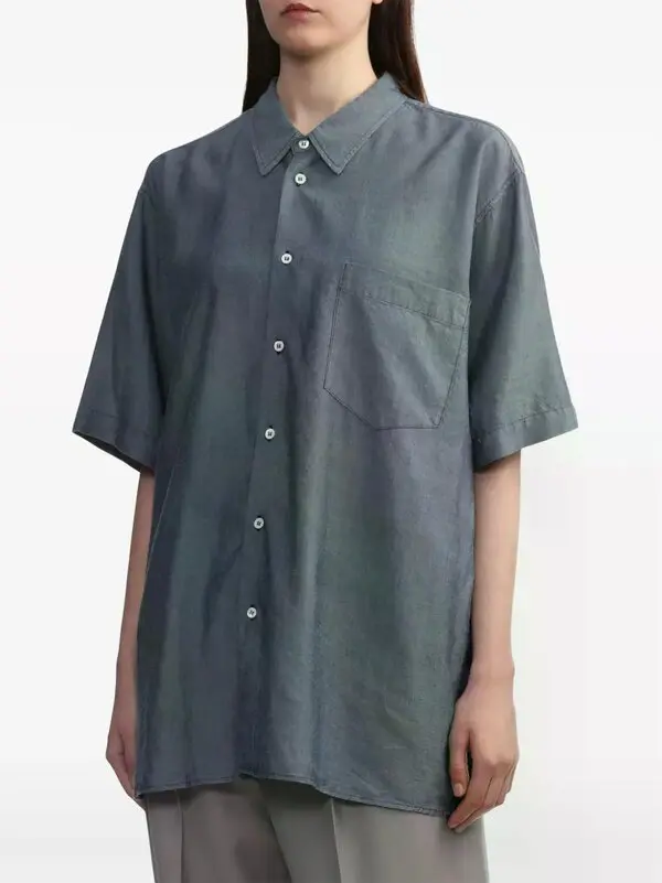 MAGLIANO Logo Print Lyocell Shirt