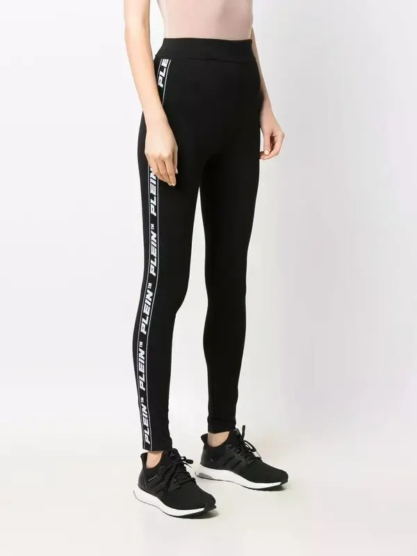 Philipp Plein Logo-print Jersey Leggings