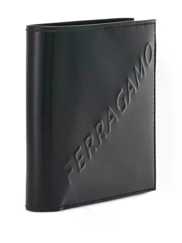 FERRAGAMO Logo-embossed Bi-fold Wallet