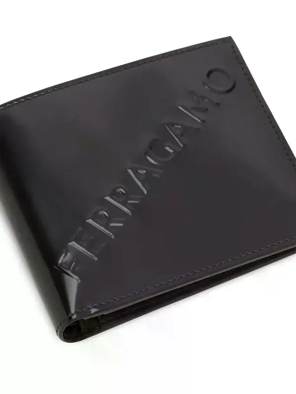 FERRAGAMO Logo-embossed Bi-fold Wallet