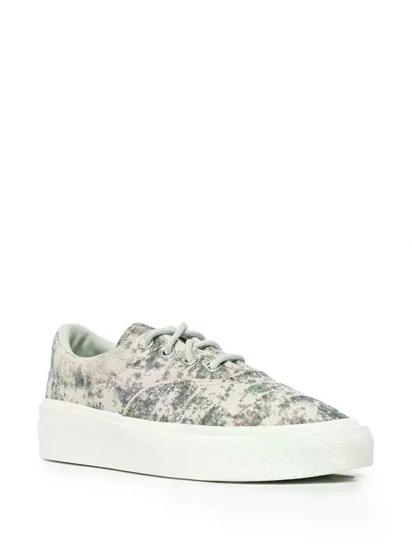 CONVERSE X John Elliott Skid Grip Printed Lace-up Sneakers - Green