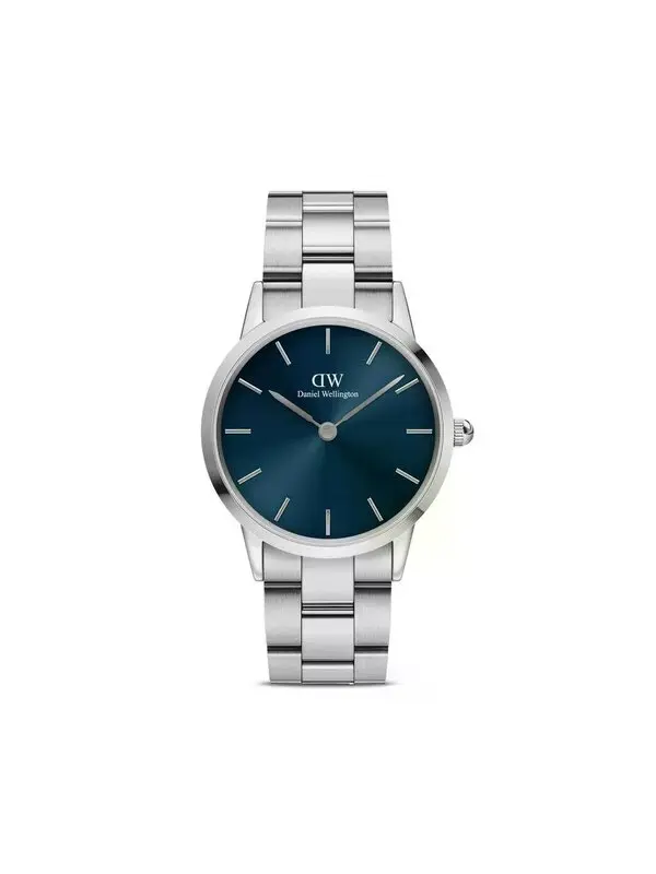 DANIEL WELLINGTON Iconic Link 36mm Watch - Blue
