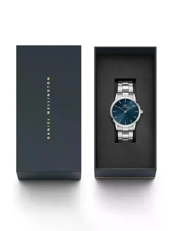 DANIEL WELLINGTON Iconic Link 36mm Watch - Blue