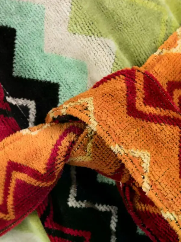 Missoni Zig-zag Print Bath Robe - Orange