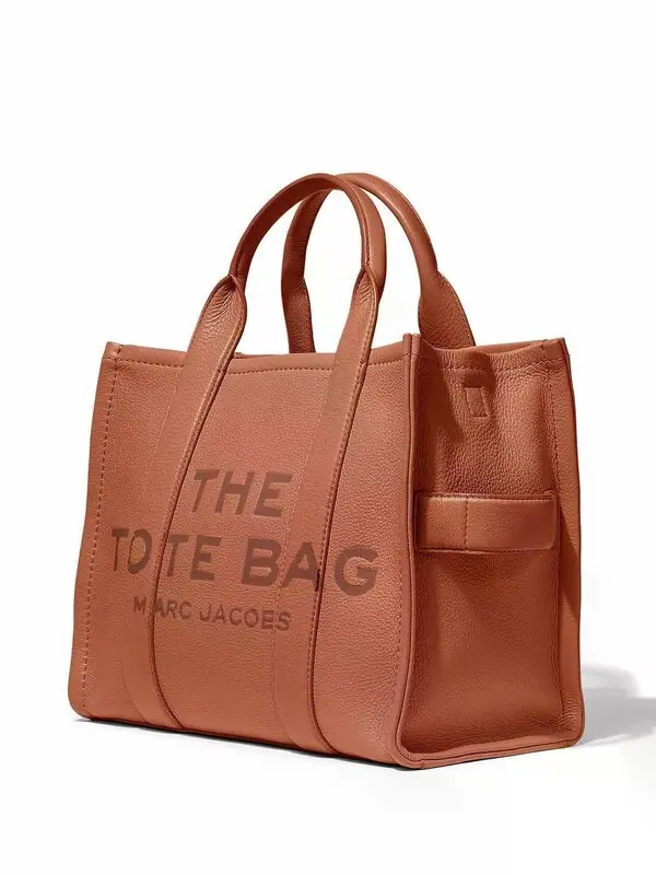 Marc Jacobs The Leather Medium Tote Bag - Brown