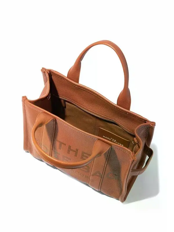 Marc Jacobs The Leather Medium Tote Bag - Brown