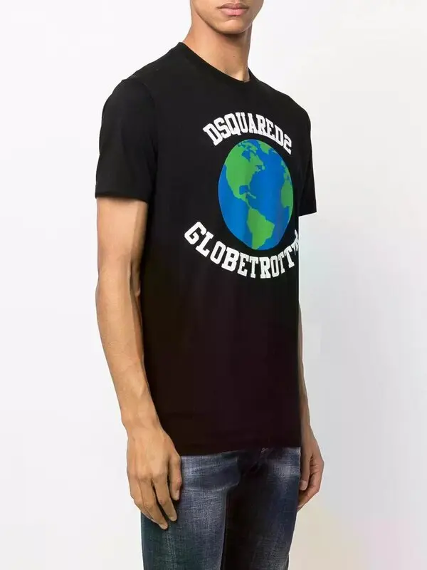 Dsquared2 Globetrotter Logo-print T-shirt