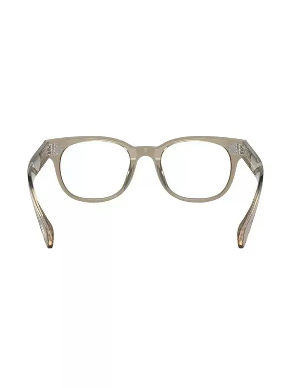 Oliver Spencer Afton Square-frame Eyeglasses - Neutrals