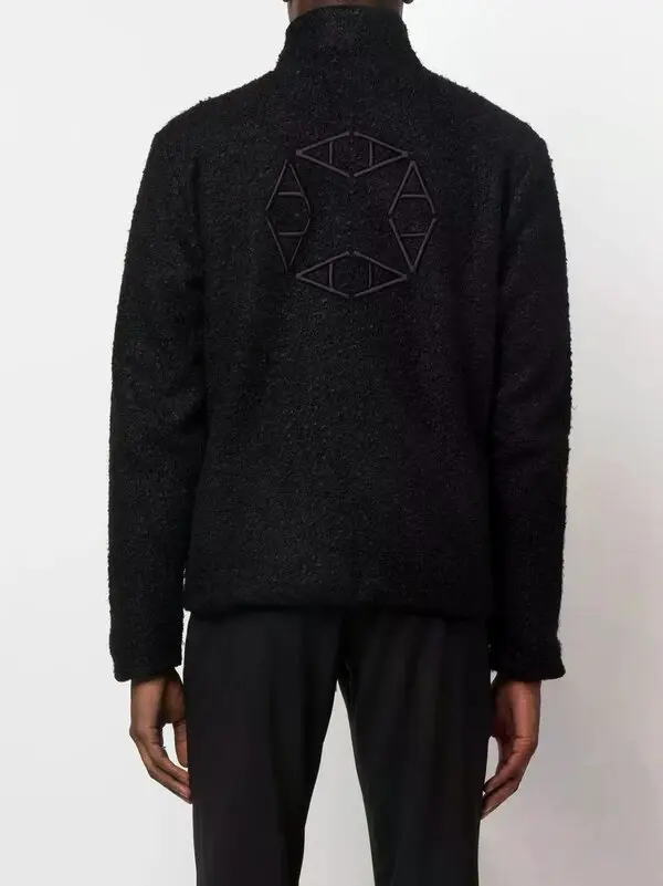 1017 Alyx 9sm Elevated Half-zip Sweater - Black