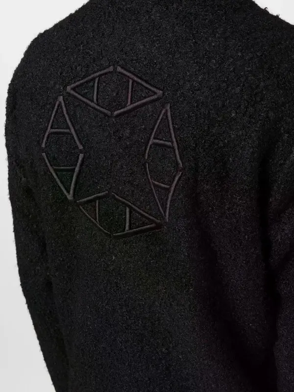 1017 Alyx 9sm Elevated Half-zip Sweater - Black