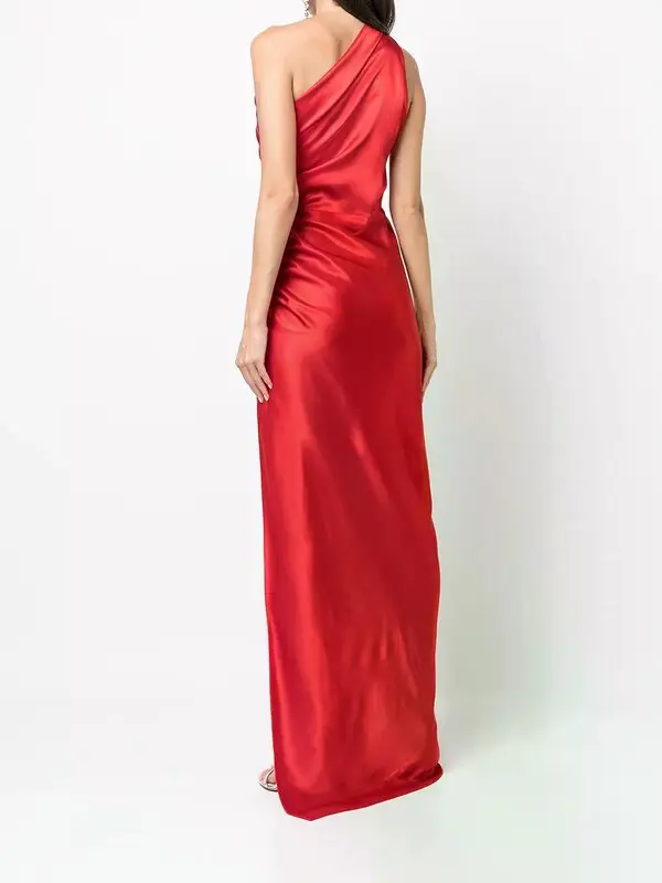 Michelle Mason Asymmetrical Silk Gown