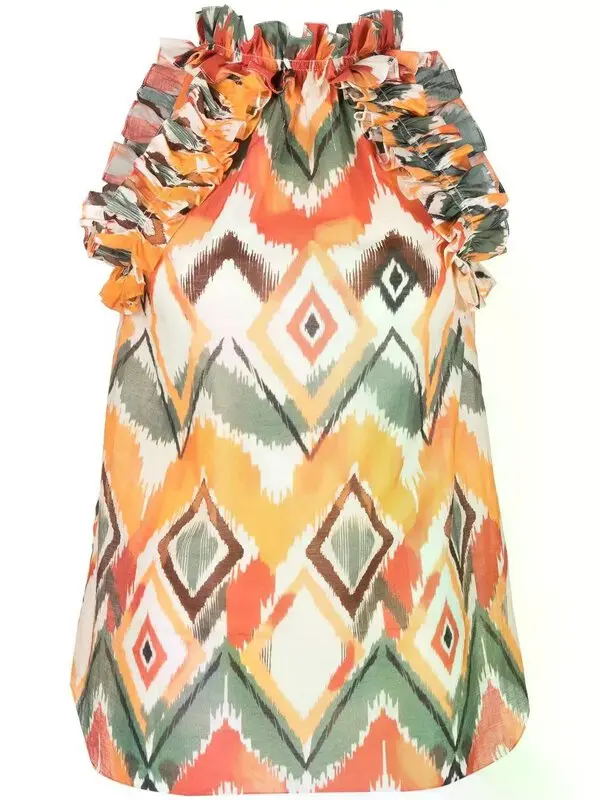 BAMBAH Geometric Sleeveless Top