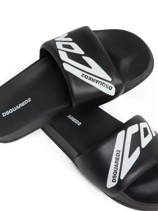 Dsquared2 Logo Print Slides