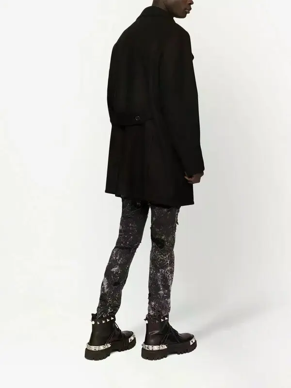 Dolce & Gabbana Double-breasted Wool Pea Coat