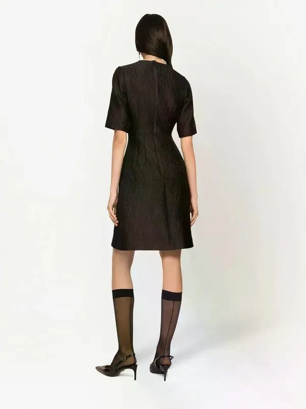Dolce & Gabbana Floral-jacquard Midi Dress