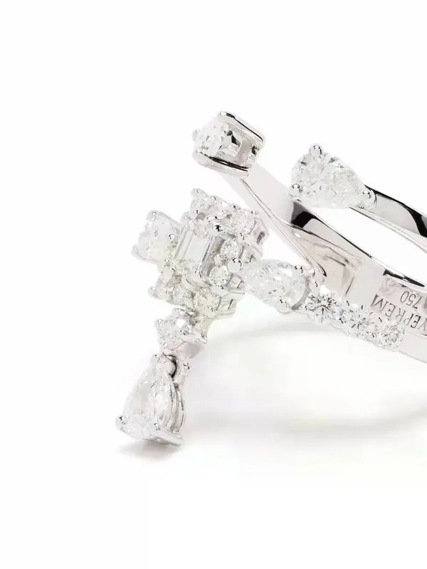Yeprem 18kt White Gold Diamond Ring - Silver