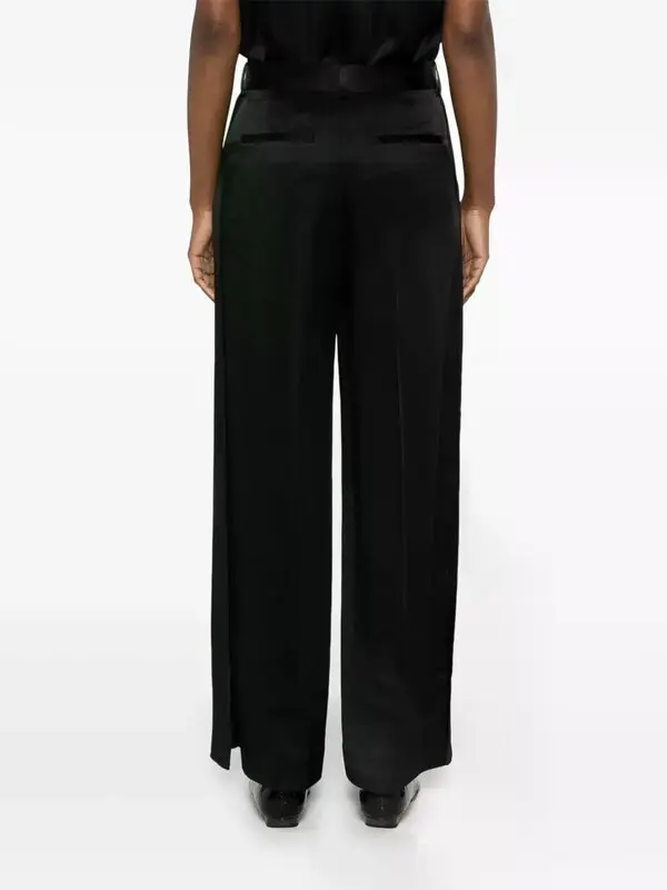 TOTEME Crepe De Chine Wide Leg Trousers