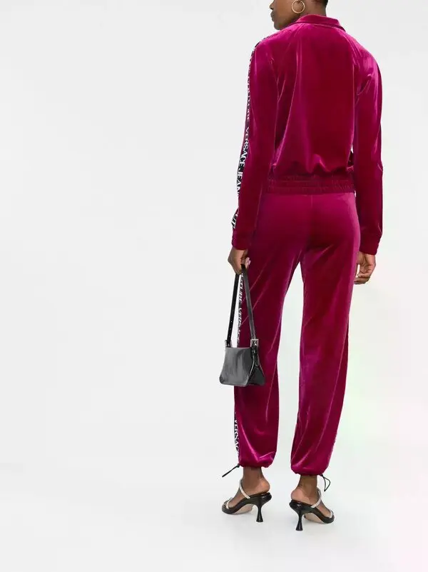 Versace Logo Tape Track Pants
