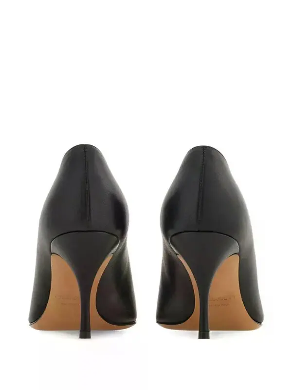 FERRAGAMO Maxi Gancini Pointed Pumps