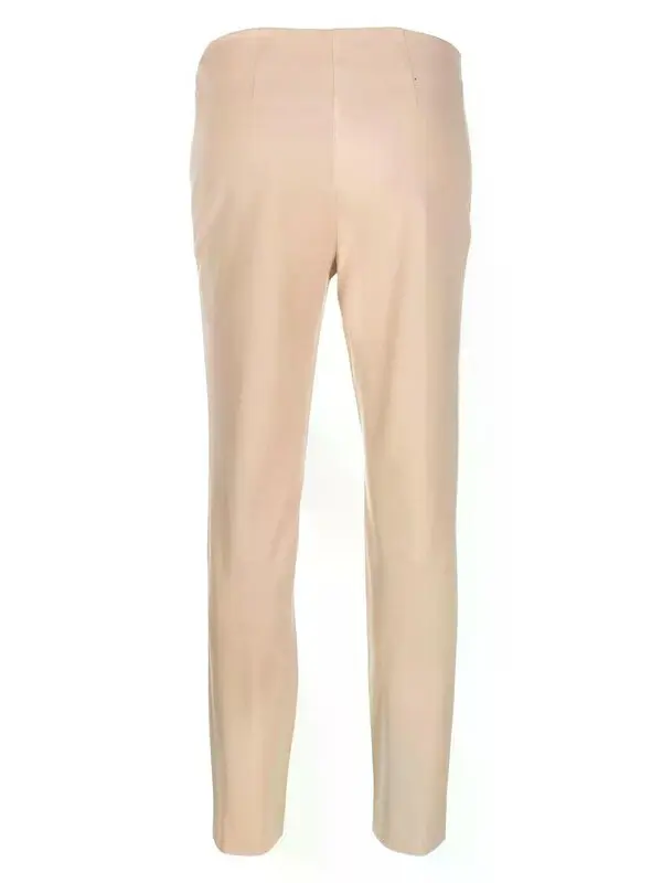 Ralph Lauren Sand Beige Slim-cut Cotton Blend Trousers
