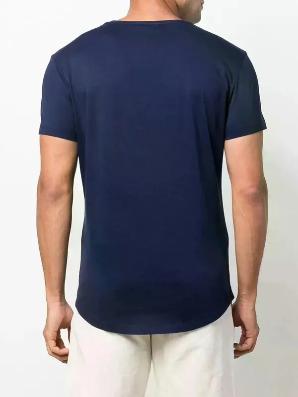 Orlebar Brown Round-neck Short-sleeve T-shirt - Blue