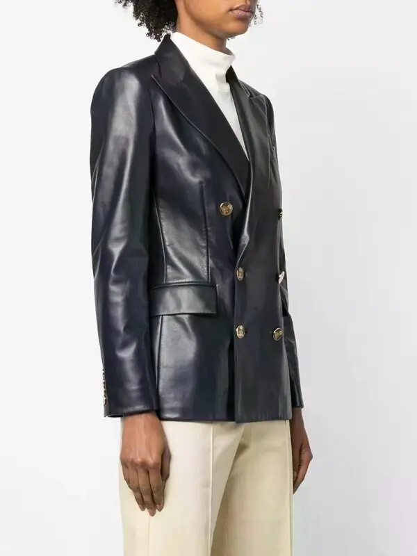 Ralph Lauren Camden Double-breasted Blazer - Blue