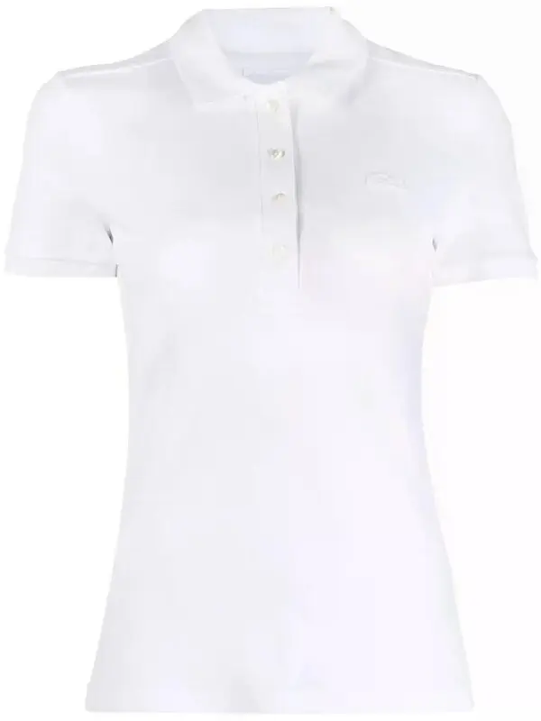 Lacoste Short Sleeve Polo Shirt - White