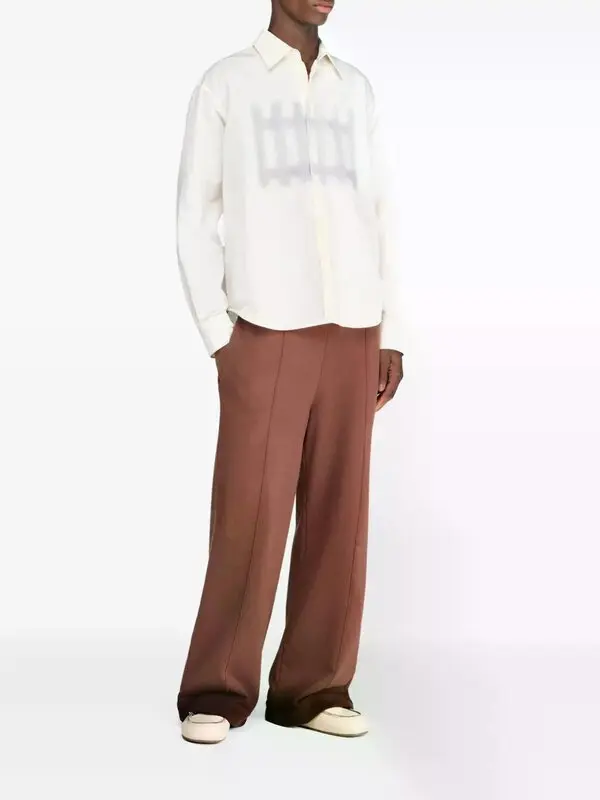 JW Anderson Fence Print Shirt - Neutrals