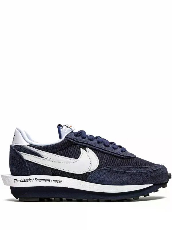 Nike X Sacai Ldwaffle Fragment Sneakers - Blue
