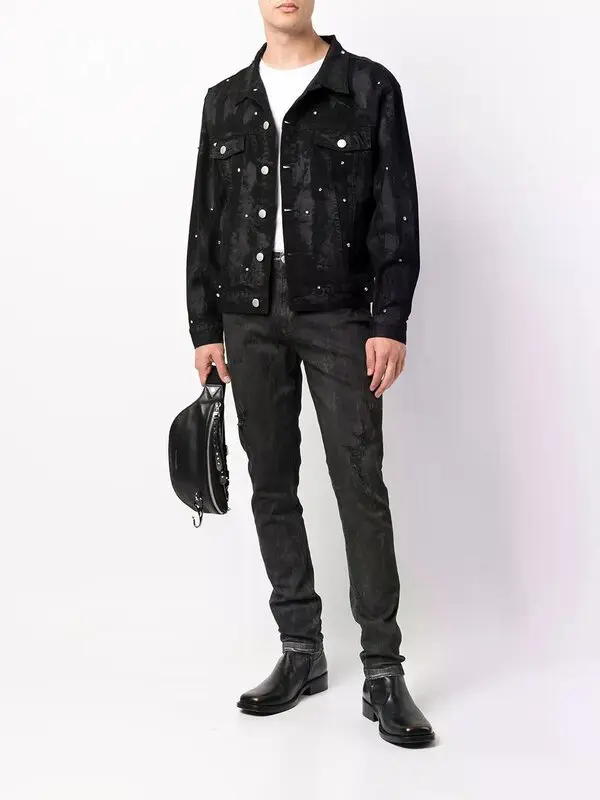 GOD'S MASTERFUL CHILDREN Embellished Denim Jacket