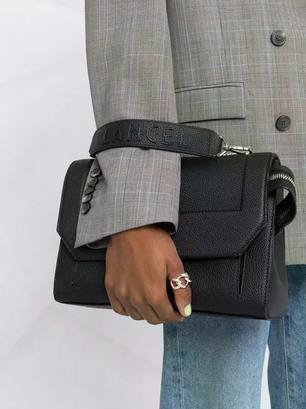 LANCEL Ninon De L Flap Bag - Black