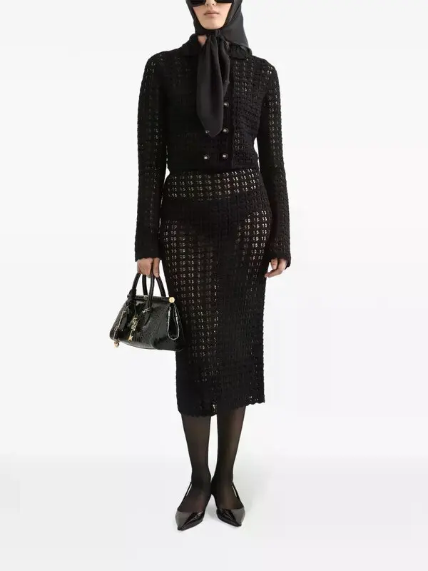 Dolce & Gabbana Knitted Midi Skirt