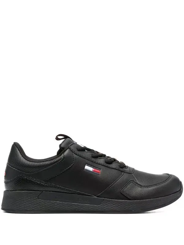 Tommy Hilfiger Calf Leather Low Top Sneakers