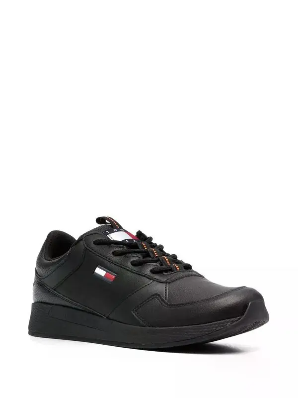 Tommy Hilfiger Calf Leather Low Top Sneakers