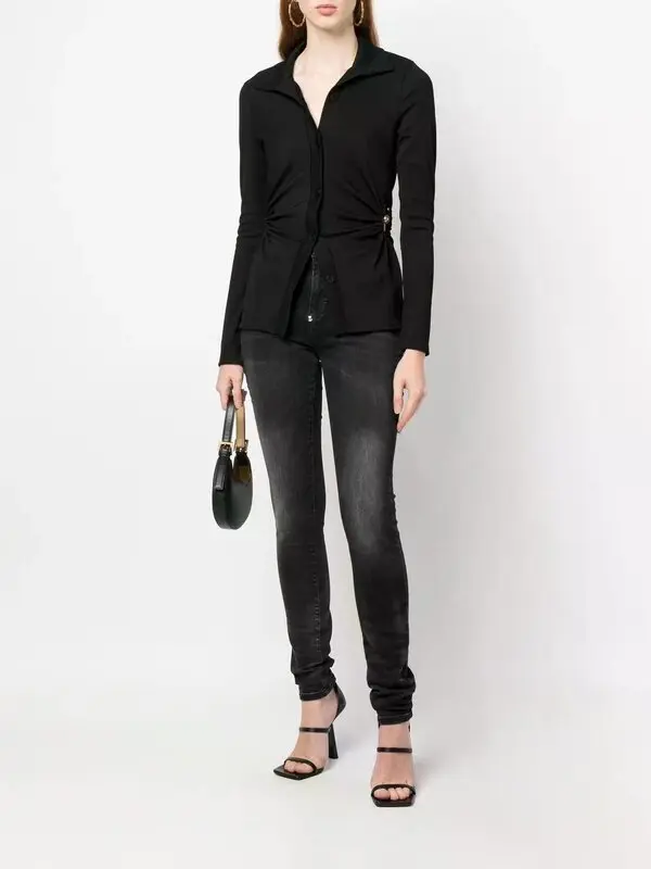 Philipp Plein High-waist Skinny Jeans - Black