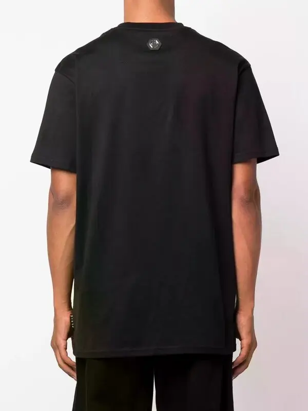 Philipp Plein Skull-print Cotton T-shirt - Black