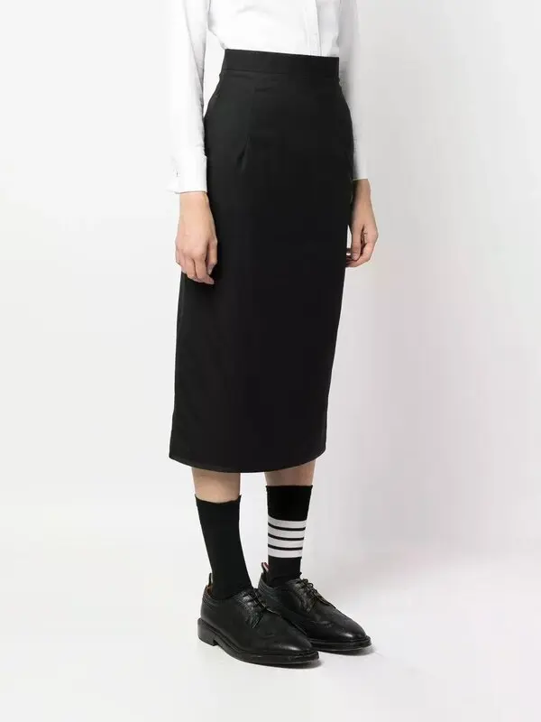 Thom Browne Twill Weave Pencil Skirt
