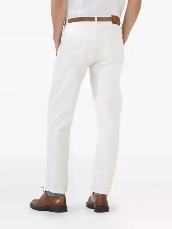 Brunello Cucinelli Logo Patch Jeans