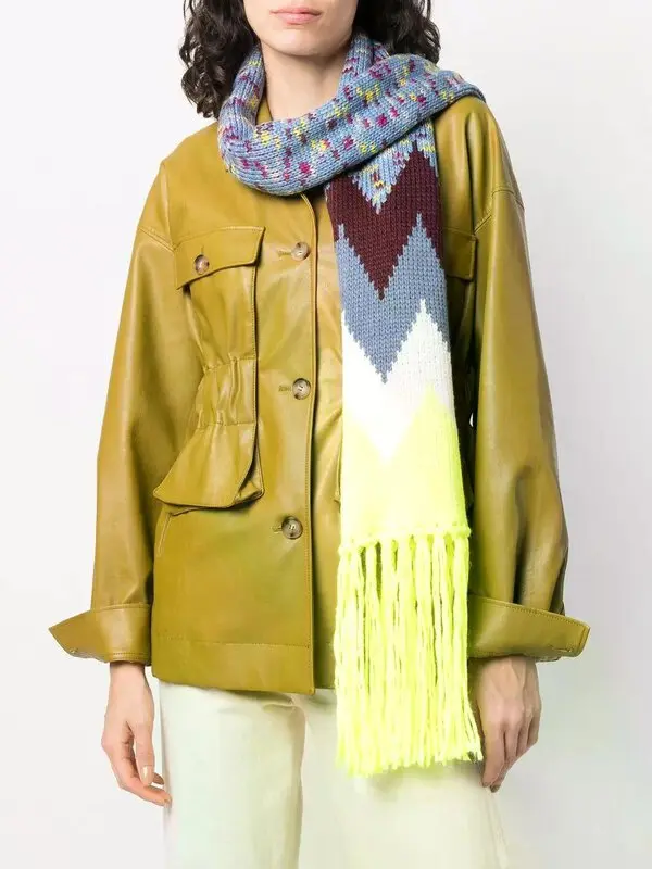 Missoni Zigzag Knitted Scarf