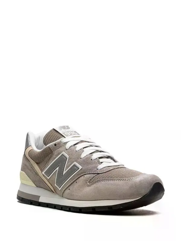 NEW BALANCE 996 Day Suede And Mesh Sneakers - Grey