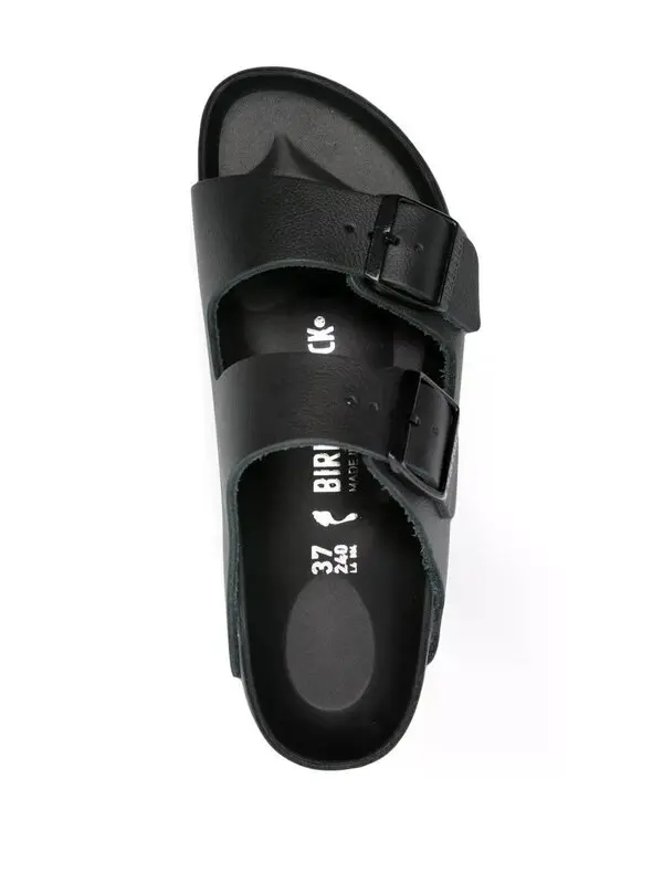BIRKENSTOCK Arizona Leather Sandals - Black