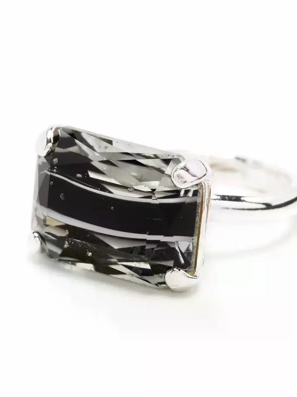 WOUTERS & HENDRIX Tone Crystal Embellished Band Ring