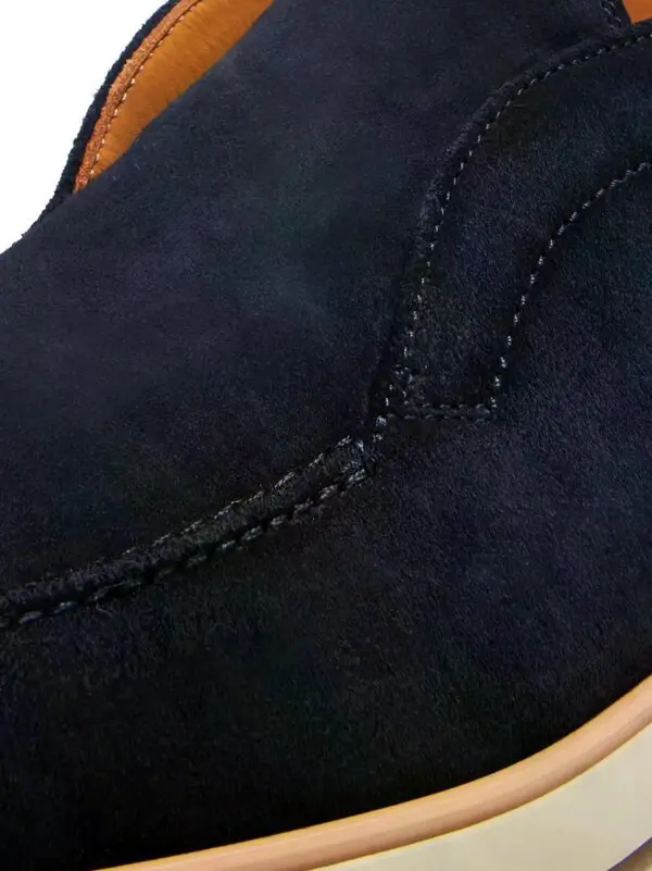 Magnanni Suede Slip-on Boots - Blue