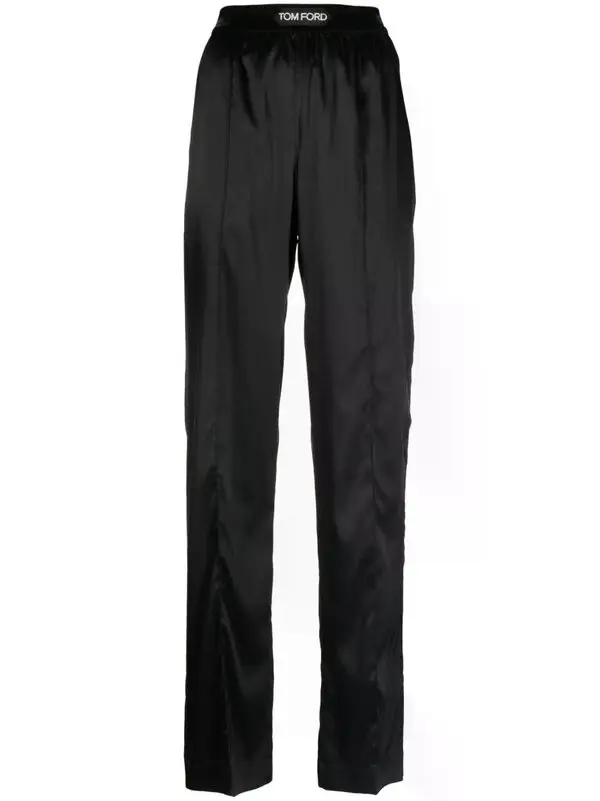 TOM FORD Satin Pajama Pants - Black