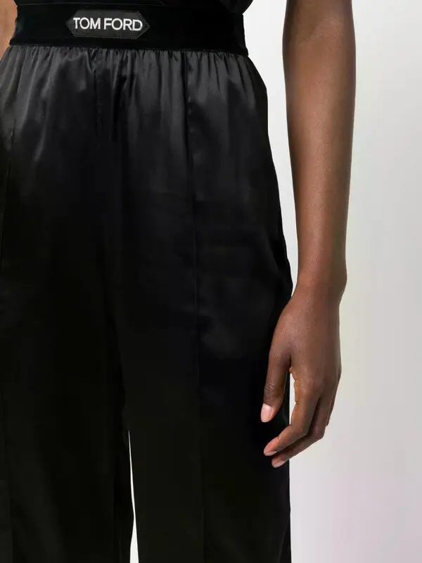 TOM FORD Satin Pajama Pants - Black